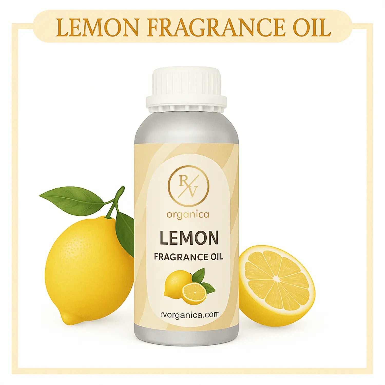 Buy Lemon Fragrance Oil – Tropical & Inviting | RV Organica